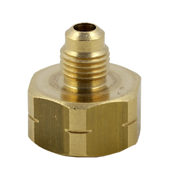 R290/R600a - valve Adapter female W20-1/14 LH (left hand) -1/2 16 ACME male