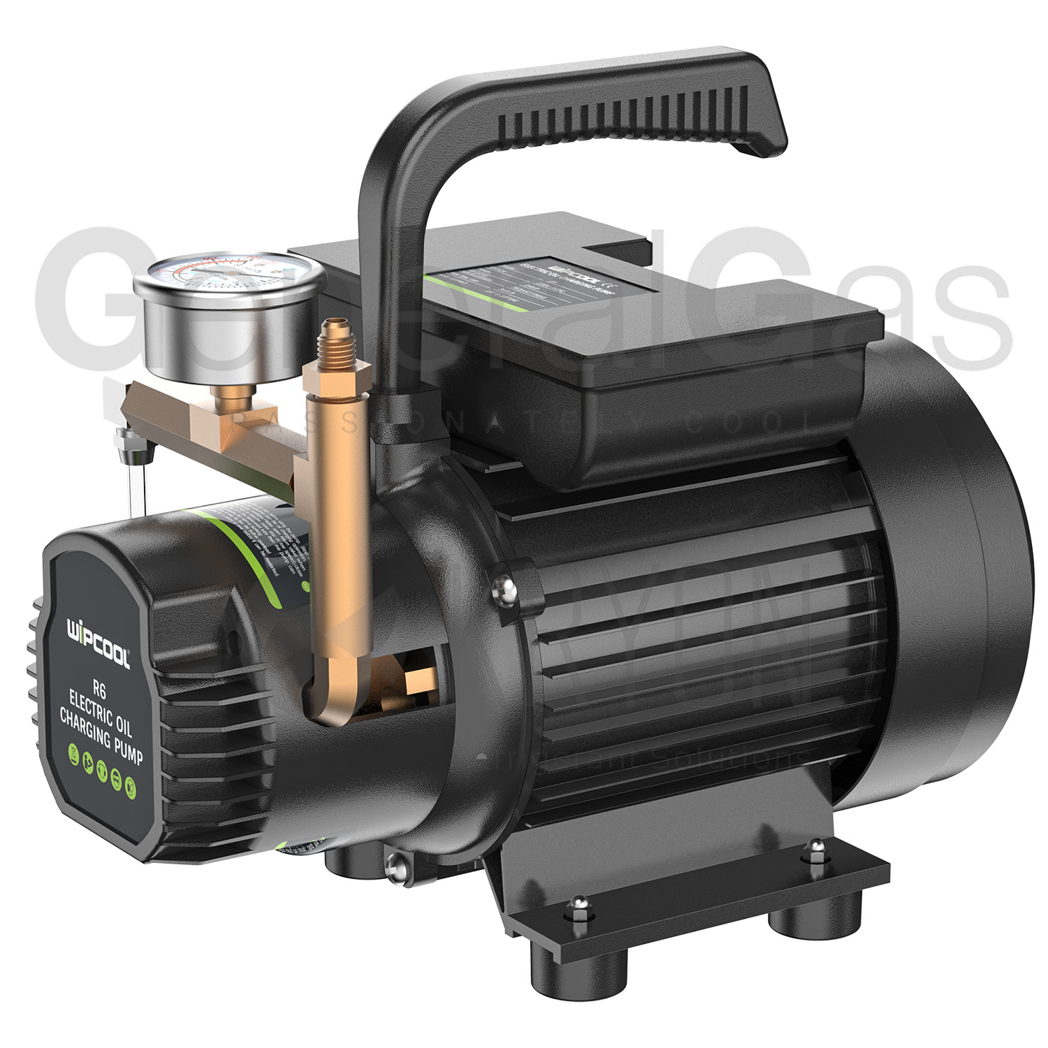 Refrigeration oil charging pump for HVACR systems