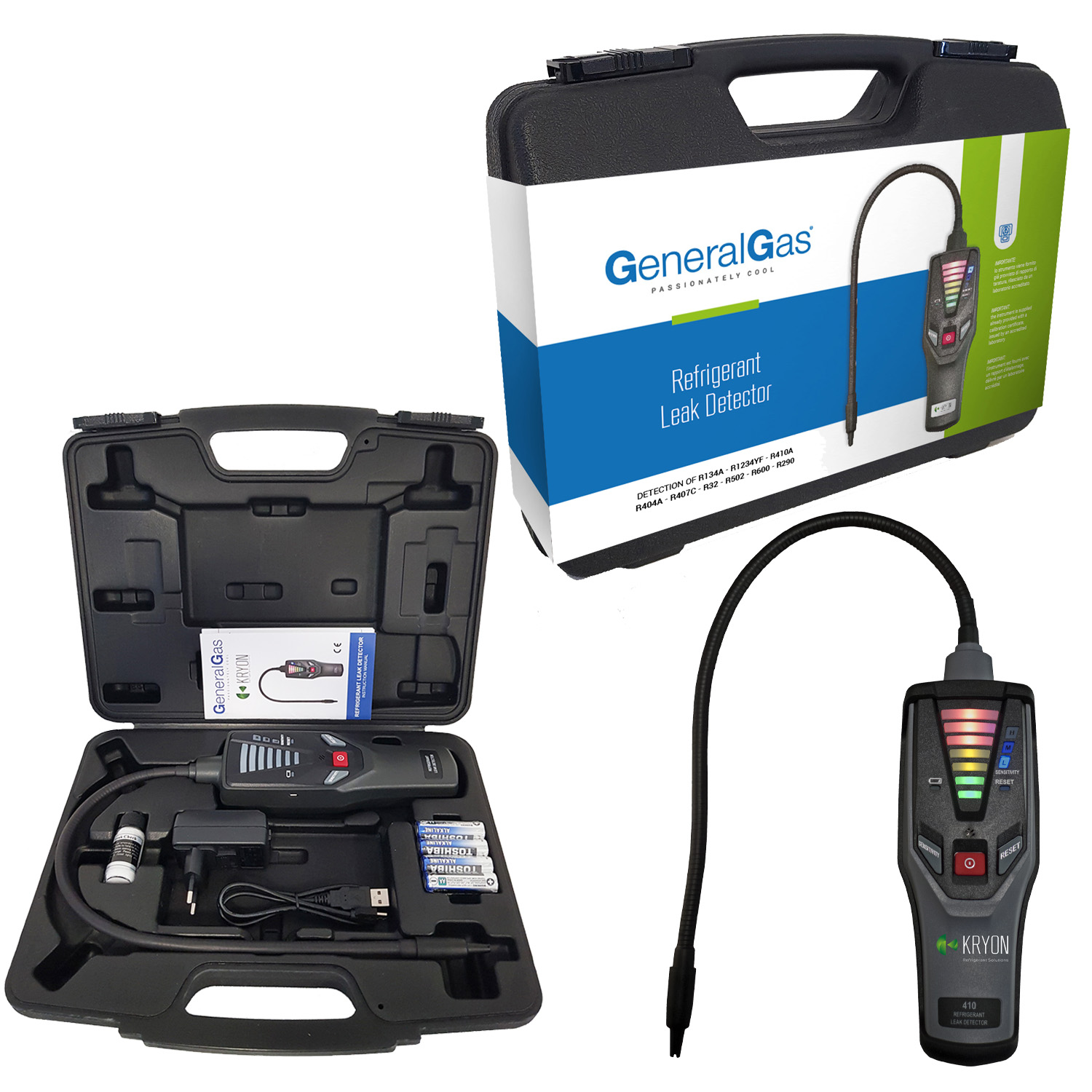 F-Gas ADVANCED kit - complete HVACR equipment set